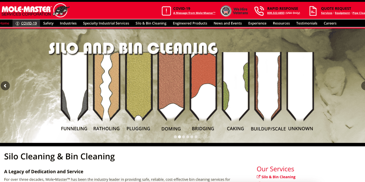 Top US Silo Cleaning and Unclogging Companies in 2025